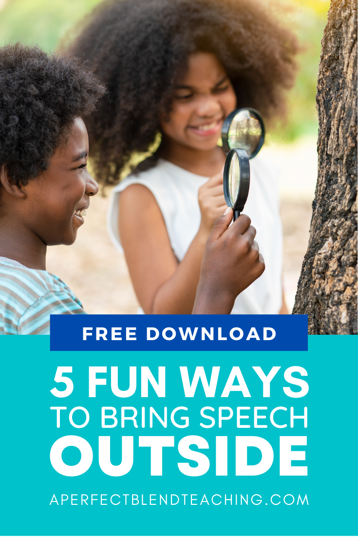 5 Easy Ways to Bring Speech Therapy Outside - A Perfect Blend